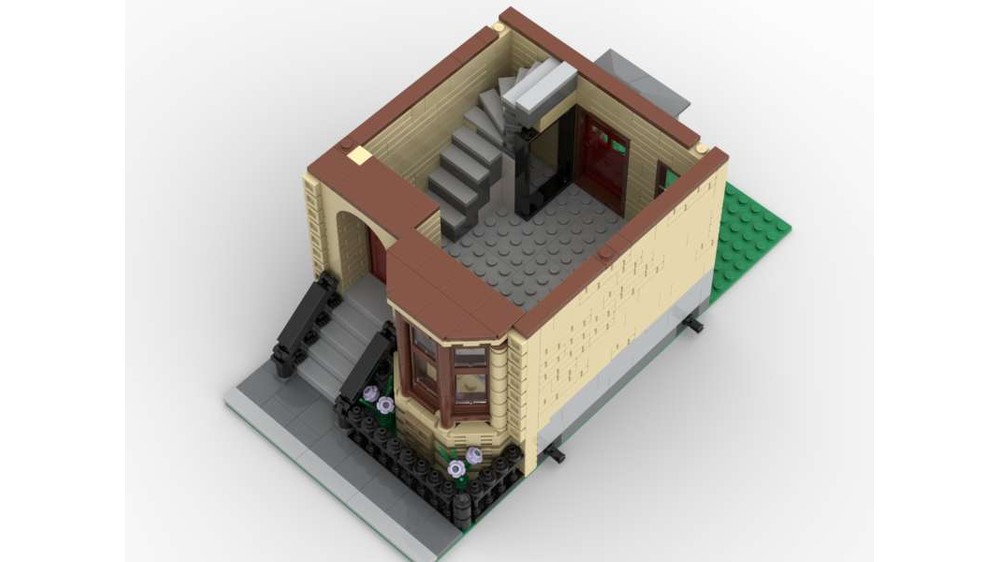 LEGO MOC Dearborn Greystone Modular House by michaelbaek | Rebrickable ...