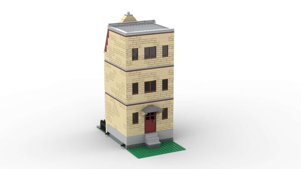 LEGO MOC Dearborn Greystone Modular House by michaelbaek | Rebrickable ...