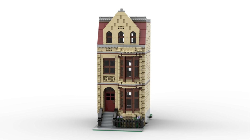 LEGO MOC Dearborn Greystone Modular House by michaelbaek | Rebrickable ...