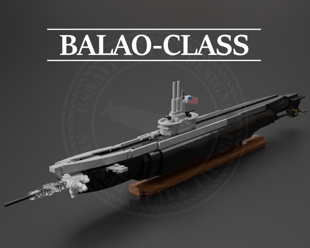 LEGO MOC Balao-class submarine by JREYDesigns | Rebrickable - Build ...