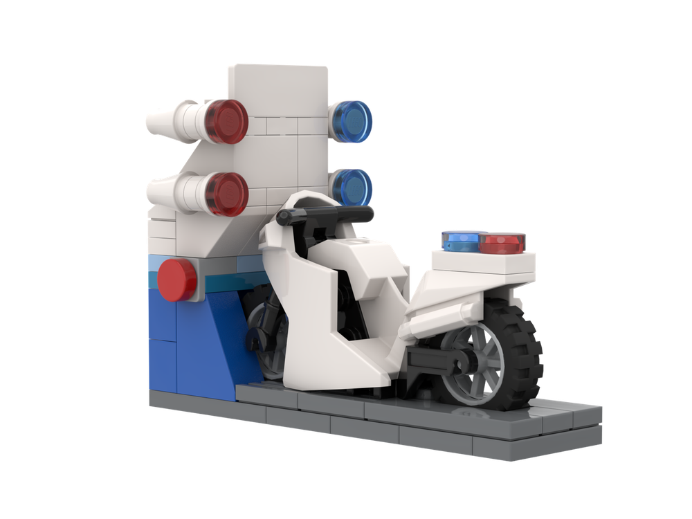 LEGO MOC Police Motorbike Arcade Game by AntOrman | Rebrickable - Build ...