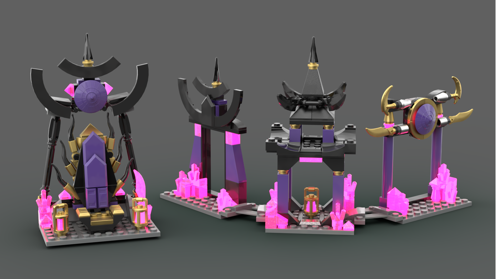 LEGO MOC Crystal Temple by drg398 | Rebrickable - Build with LEGO