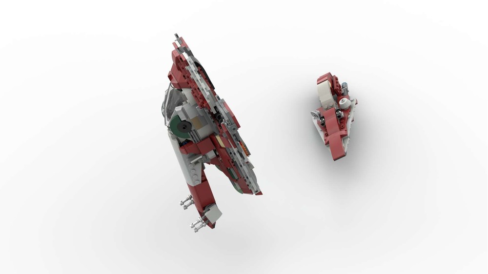 LEGO MOC Ahsoka Tano's Firespray-31 vs. Delta 7 starfighter - 75362 ...