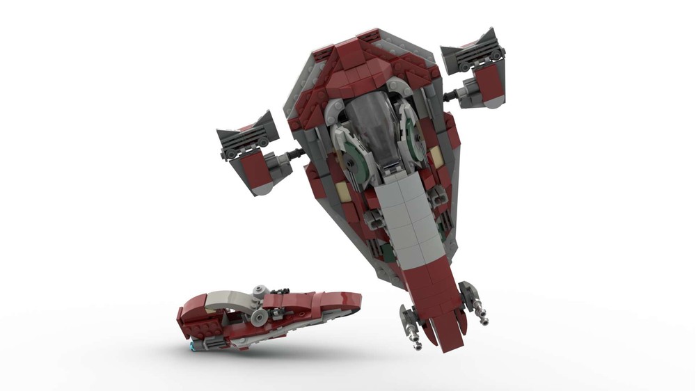 LEGO MOC Ahsoka Tano's Firespray-31 vs. Delta 7 starfighter - 75362 ...