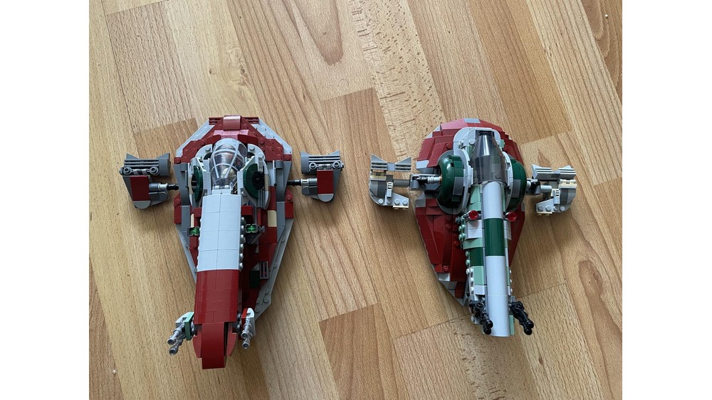 LEGO MOC Ahsoka Tano's Firespray-31 vs. Delta 7 starfighter - 75362 ...