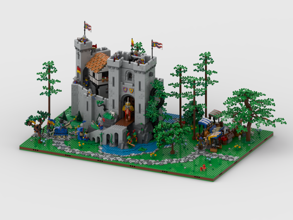 LEGO MOC Display for set 10305 Lion Knights' Castle by gabizon ...