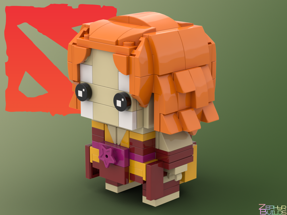 LEGO MOC DOTA 2 Lina Brickheadz by ZephyrBuilds | Rebrickable - Build ...