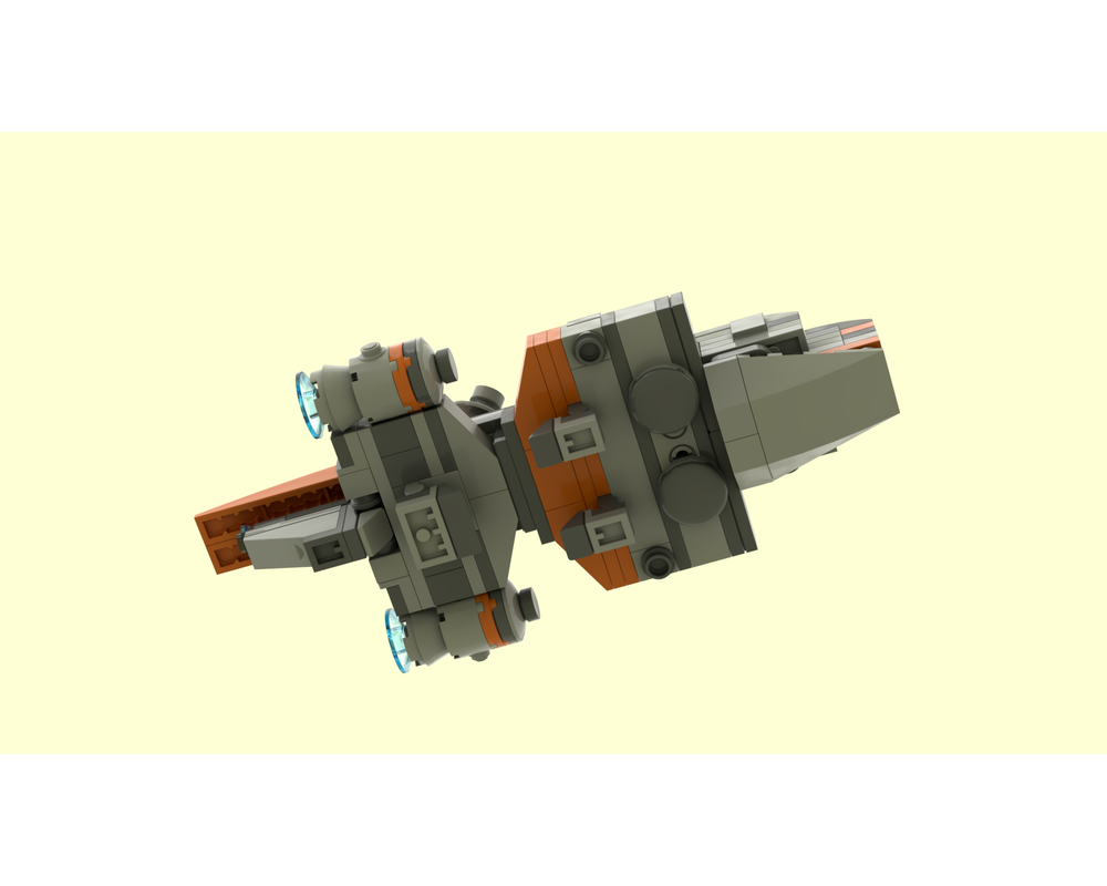 LEGO MOC Micro Gozanti class transport by Kgunt3r | Rebrickable - Build ...