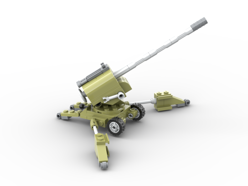 LEGO MOC Anti-aircraft cannon by Jboltali | Rebrickable - Build with LEGO