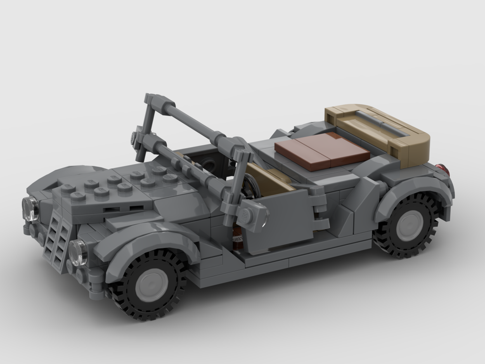 LEGO MOC Horch 930v V8 staff car by Studsmith | Rebrickable - Build ...
