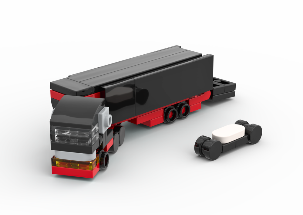 LEGO MOC Micro Race Car Transporter MOC by The Bobby Brix Channel ...