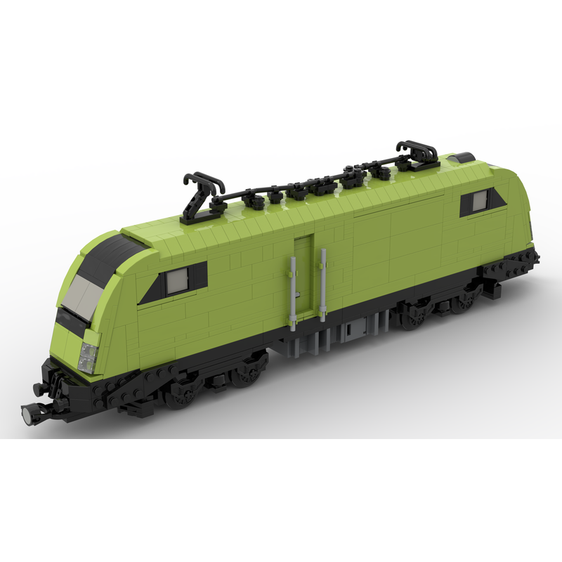 LEGO MOC Siemens Taurus train locomotive with PF in lime version by ...