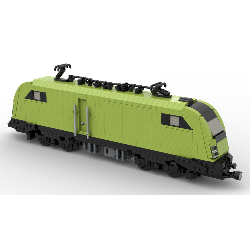 LEGO MOC Siemens Taurus train locomotive with PF in lime version by ...