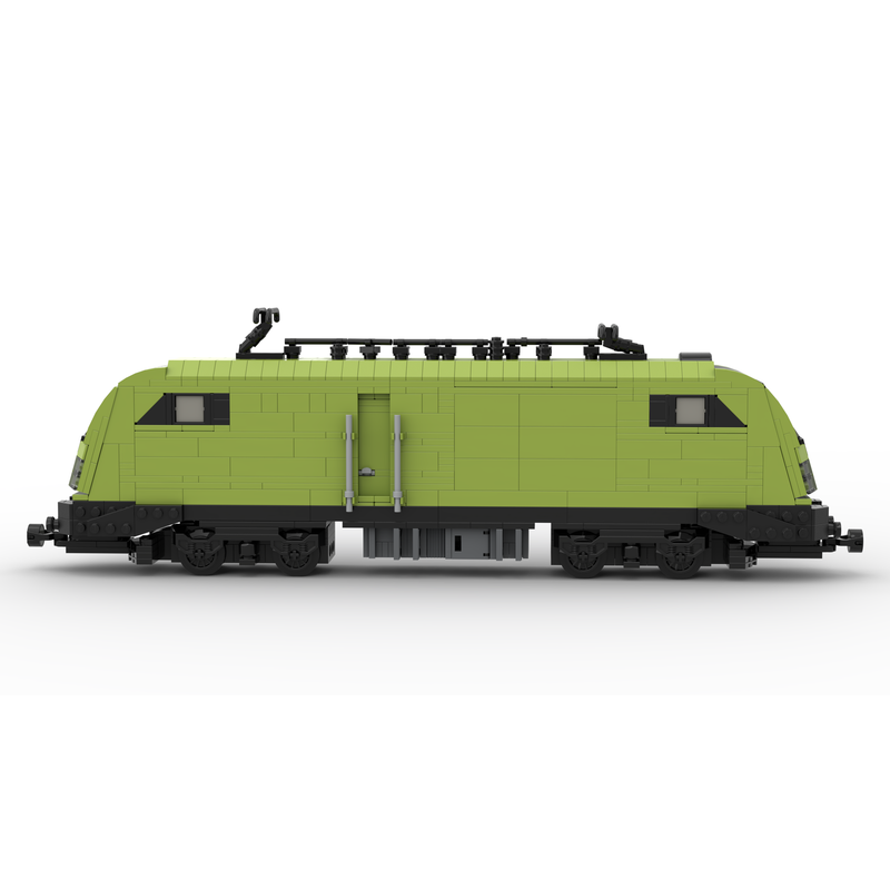 LEGO MOC Siemens Taurus train locomotive with PF in lime version by ...