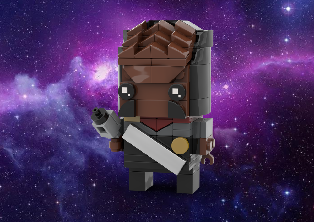 LEGO MOC Lt Cmdr Worf by RetroBrix | Rebrickable - Build with LEGO