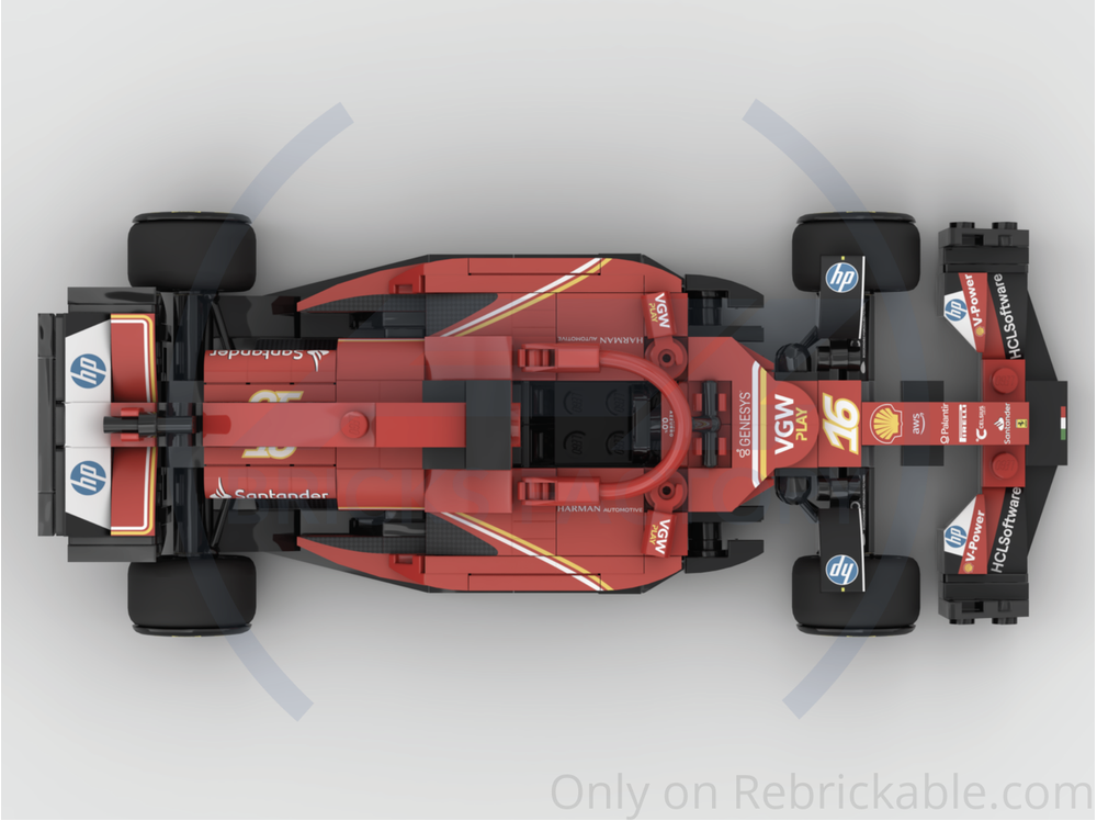 Lego Moc F1 Ferrari Sf 24 By Pit Lane Bricks Factory Rebrickable