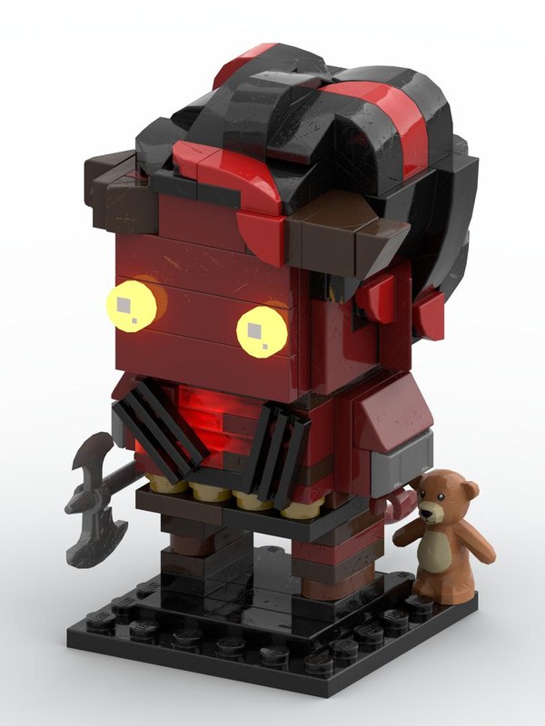 LEGO MOC Karlach Brickheadz (Baldur's Gate 3) by Cryokina | Rebrickable ...