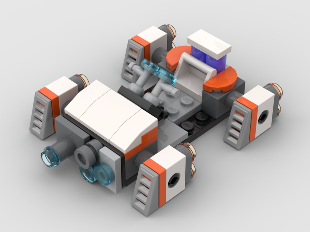 LEGO MOC Space Hover Hauler by samdavisboyhero | Rebrickable - Build ...