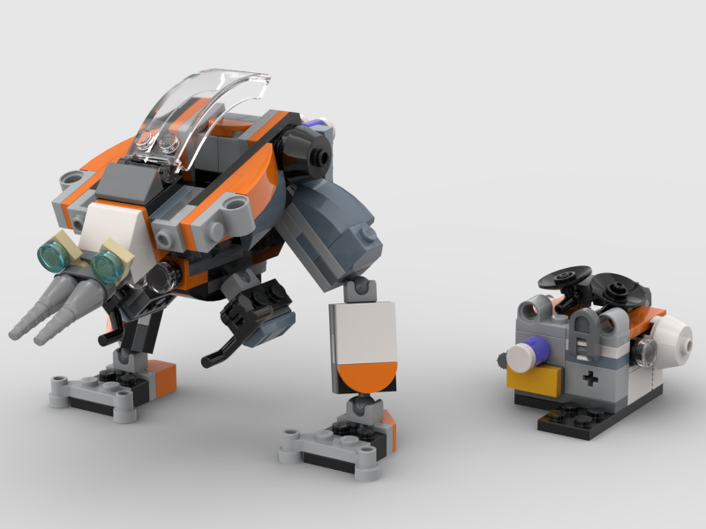 LEGO MOC-177681 31111 + 60428 Alt Drill Weevil and Small Ore Refinery ...