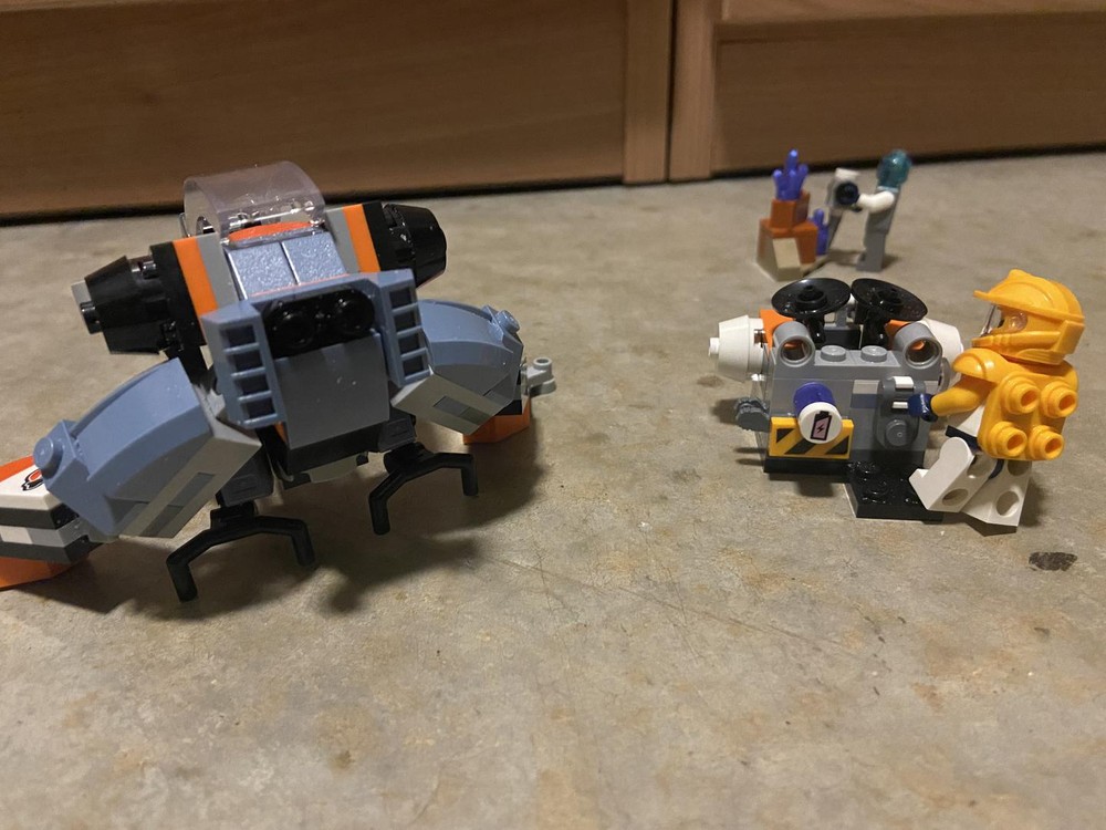LEGO MOC-177681 31111 + 60428 Alt Drill Weevil and Small Ore Refinery ...