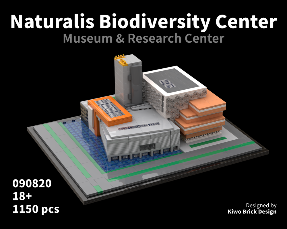 LEGO MOC-177690 Naturalis Biodiversity Center – 1:600 by Kiwo Brick ...