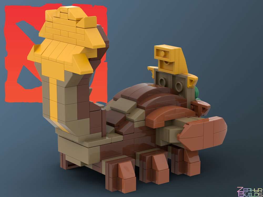LEGO MOC DOTA 2 Sand King/Crixalis Brickheadz by ZephyrBuilds ...