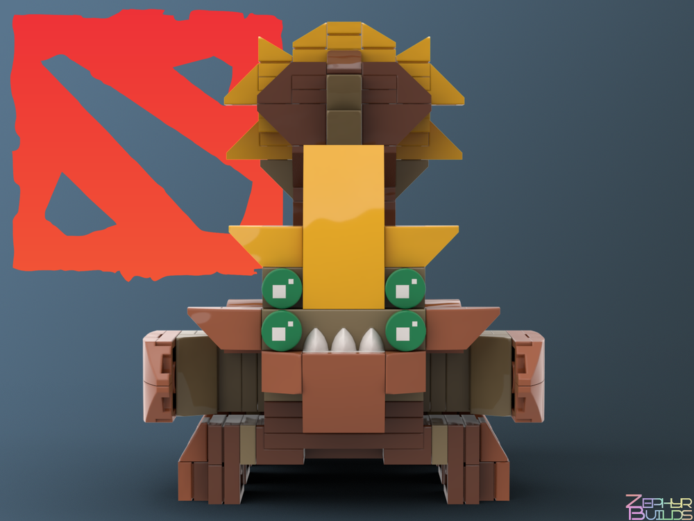 LEGO MOC DOTA 2 Sand King/Crixalis Brickheadz by ZephyrBuilds ...