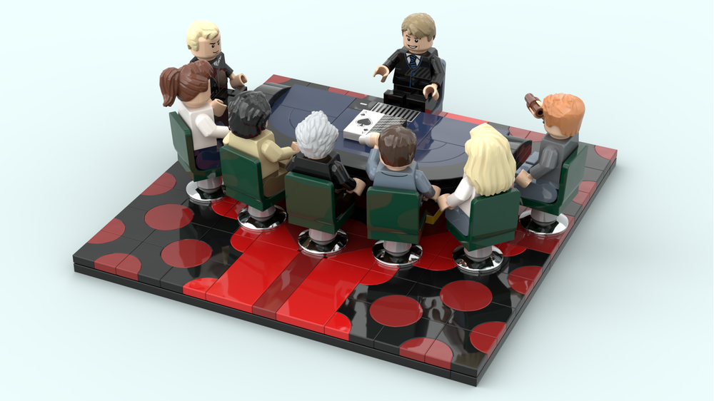 LEGO MOC Blackjack Table by legoalfactotum | Rebrickable - Build with LEGO