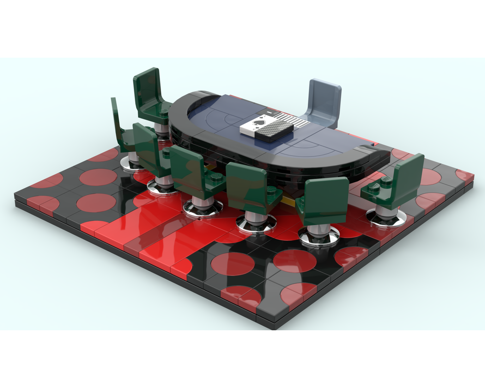 LEGO MOC Blackjack Table by legoalfactotum | Rebrickable - Build with LEGO