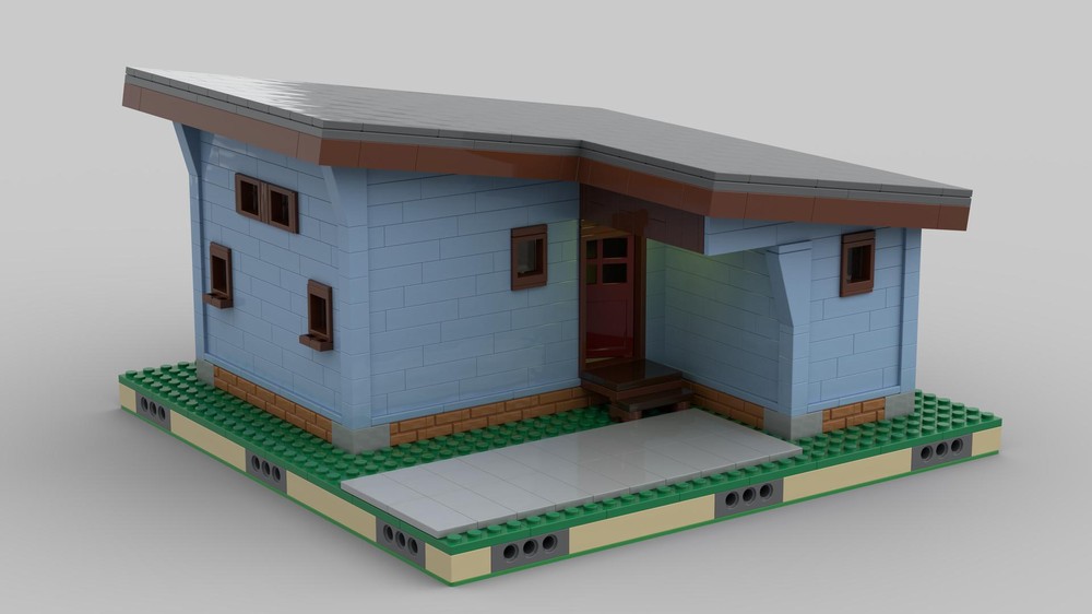 LEGO MOC Mid Century Modern House by camsbrick | Rebrickable - Build ...