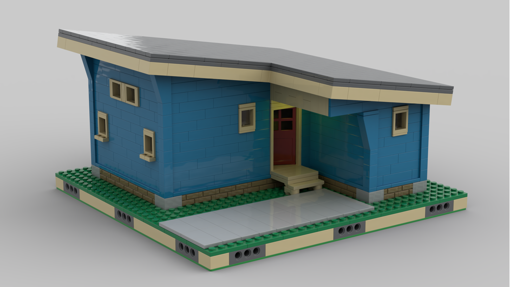 LEGO MOC Mid Century Modern House by camsbrick | Rebrickable - Build ...