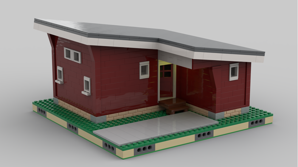 LEGO MOC Mid Century Modern House by camsbrick | Rebrickable - Build ...