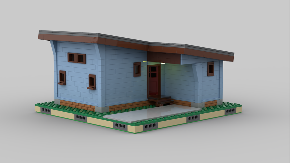 LEGO MOC Mid Century Modern House by camsbrick | Rebrickable - Build ...
