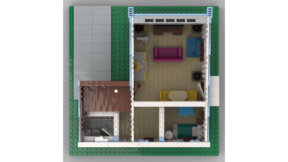 LEGO MOC Mid Century Modern House by camsbrick | Rebrickable - Build ...