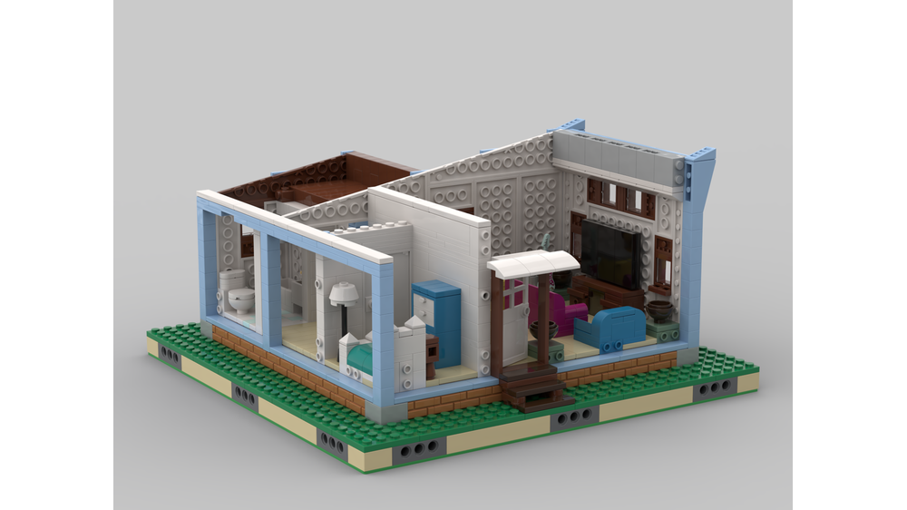 LEGO MOC Mid Century Modern House by camsbrick | Rebrickable - Build ...