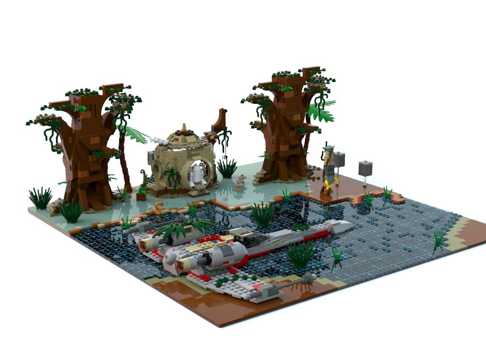 LEGO MOC Dagobah - Jedi Training by winstonbward | Rebrickable - Build ...