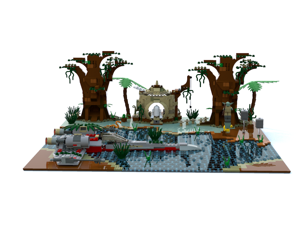 LEGO MOC Dagobah - Jedi Training by winstonbward | Rebrickable - Build ...
