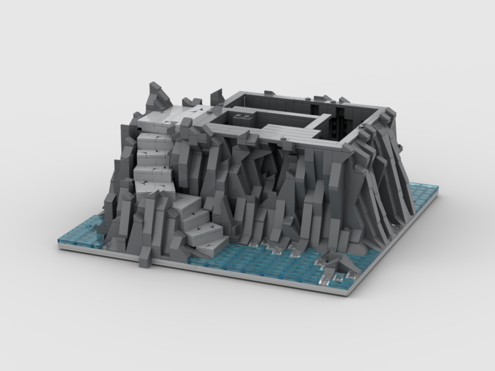 LEGO MOC Raised Baseplate For Castle Sets by carnby2000 | Rebrickable ...