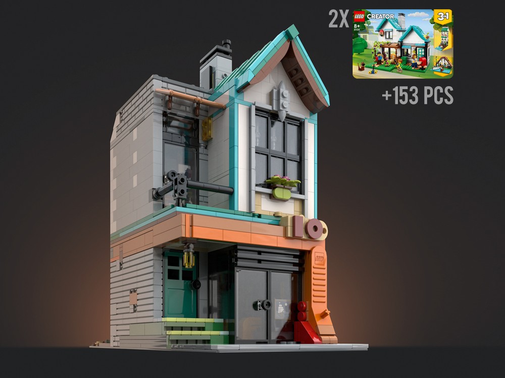 LEGO MOC House No.10 by BrickAtive | Rebrickable - Build with LEGO