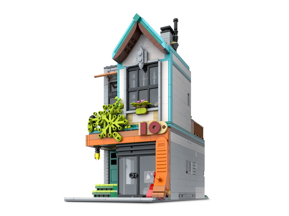 LEGO MOC House No.10 by BrickAtive | Rebrickable - Build with LEGO