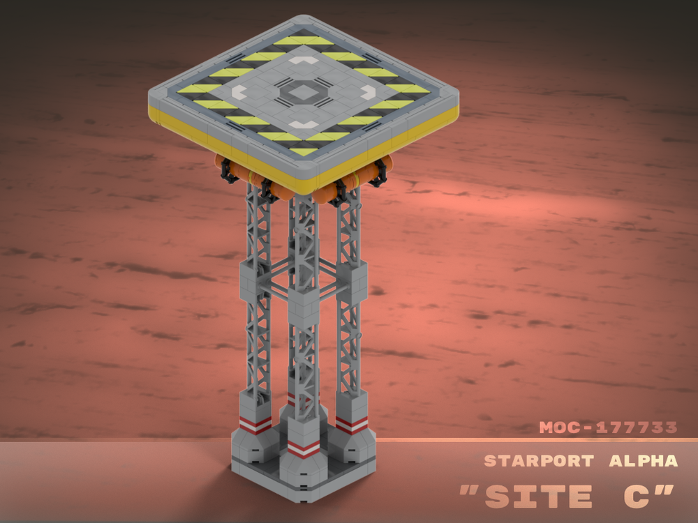 LEGO MOC-177733 Starport Alpha: "Site C" by brampf | Rebrickable ...