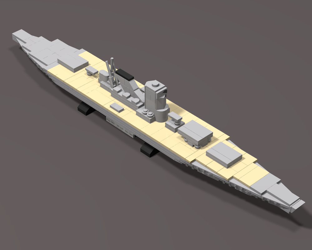 LEGO MOC 1:560 scale Japanese Battleship Musashi(as built) by yamato534 ...
