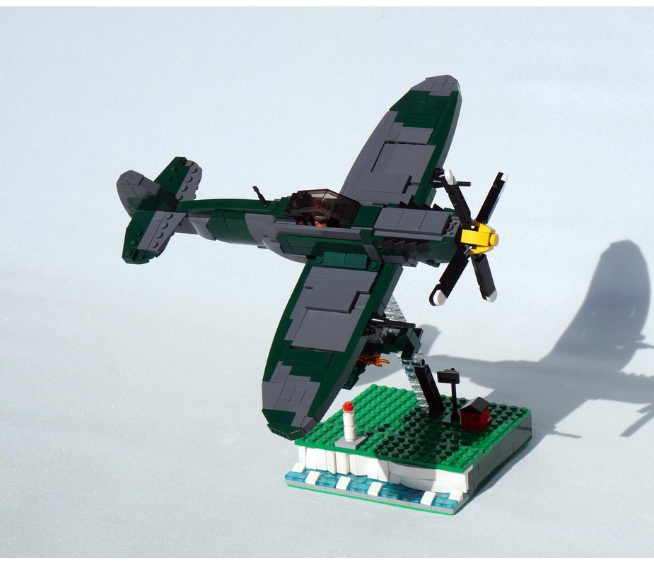 LEGO MOC Supermarine Spitfire by Paulmanaitor | Rebrickable - Build ...