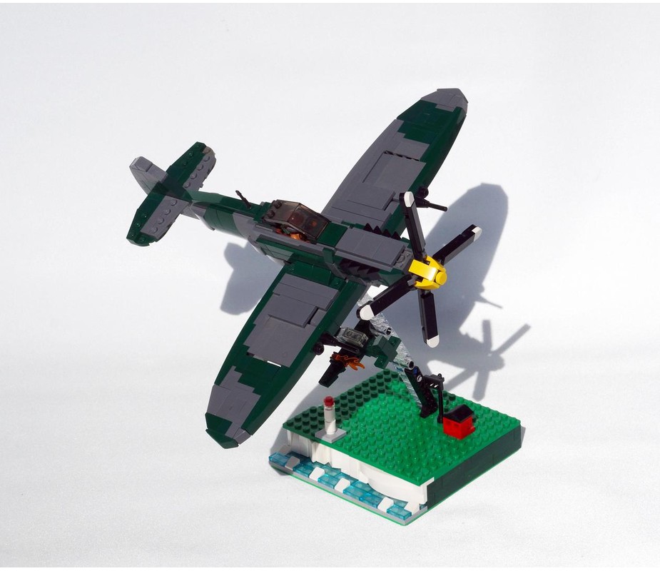 LEGO MOC Supermarine Spitfire by Paulmanaitor | Rebrickable - Build ...