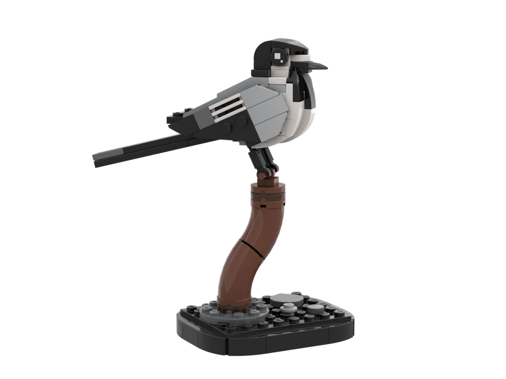 LEGO MOC White Wagtail by SKABRAM | Rebrickable - Build with LEGO