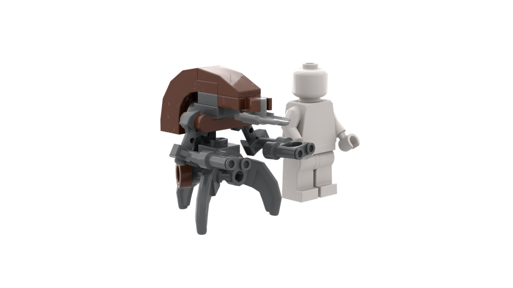 Lego Moc Minifig Scale Droideka By Renk Rebrickable Build With Lego