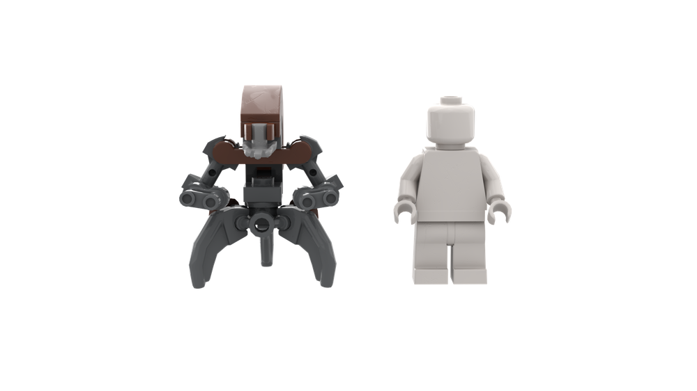 Lego Moc Minifig Scale Droideka By Renk Rebrickable Build With Lego