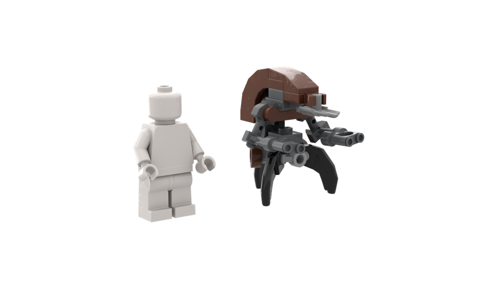 LEGO MOC Minifig Scale Droideka by Renk | Rebrickable - Build with LEGO