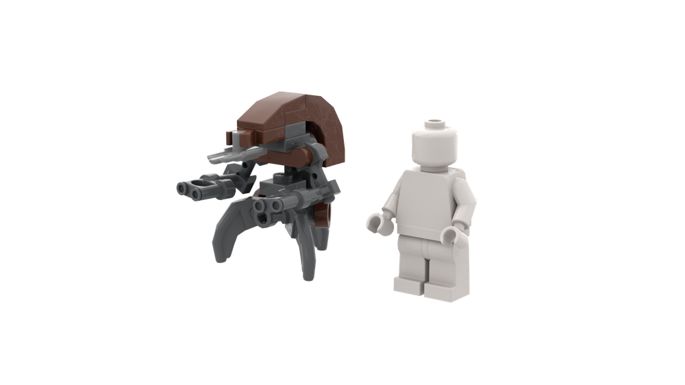 Lego Moc Minifig Scale Droideka By Renk Rebrickable Build With Lego