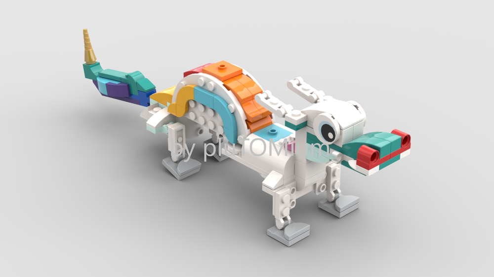 Lego Moc Magic Dragon Lego 31140 Alternate By Plutomium Rebrickable